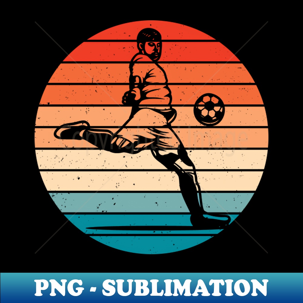 Soccer Retro Vintage Football Player Training - Decorative S | Inspire ...