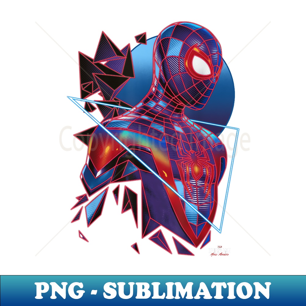 Marvel Spider-Man Miles Morales Shattered Portrait - High-Re | Inspire ...