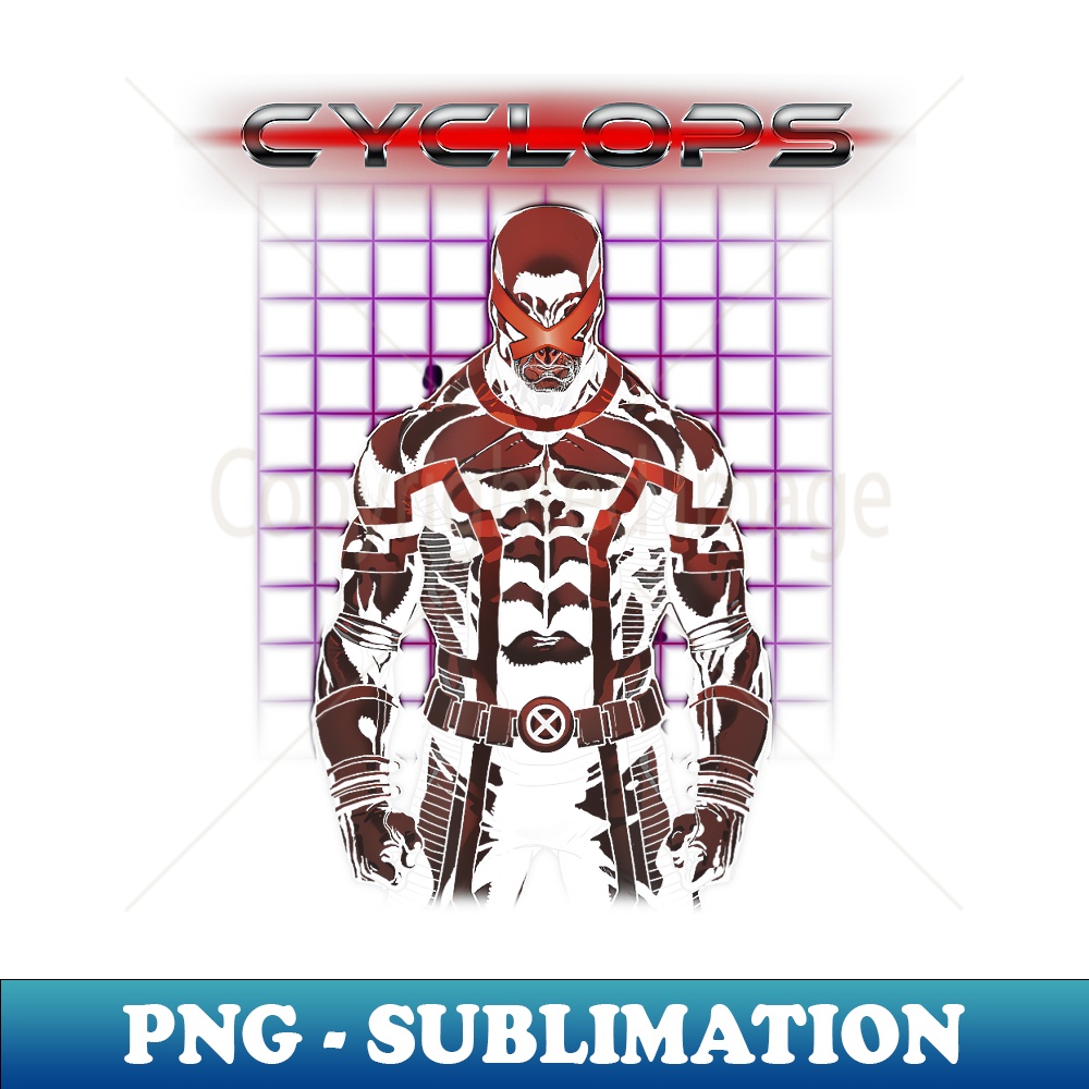Marvel X-Men Cyclops Retro 80's Gridlock Graphic - Trendy Su | Inspire ...