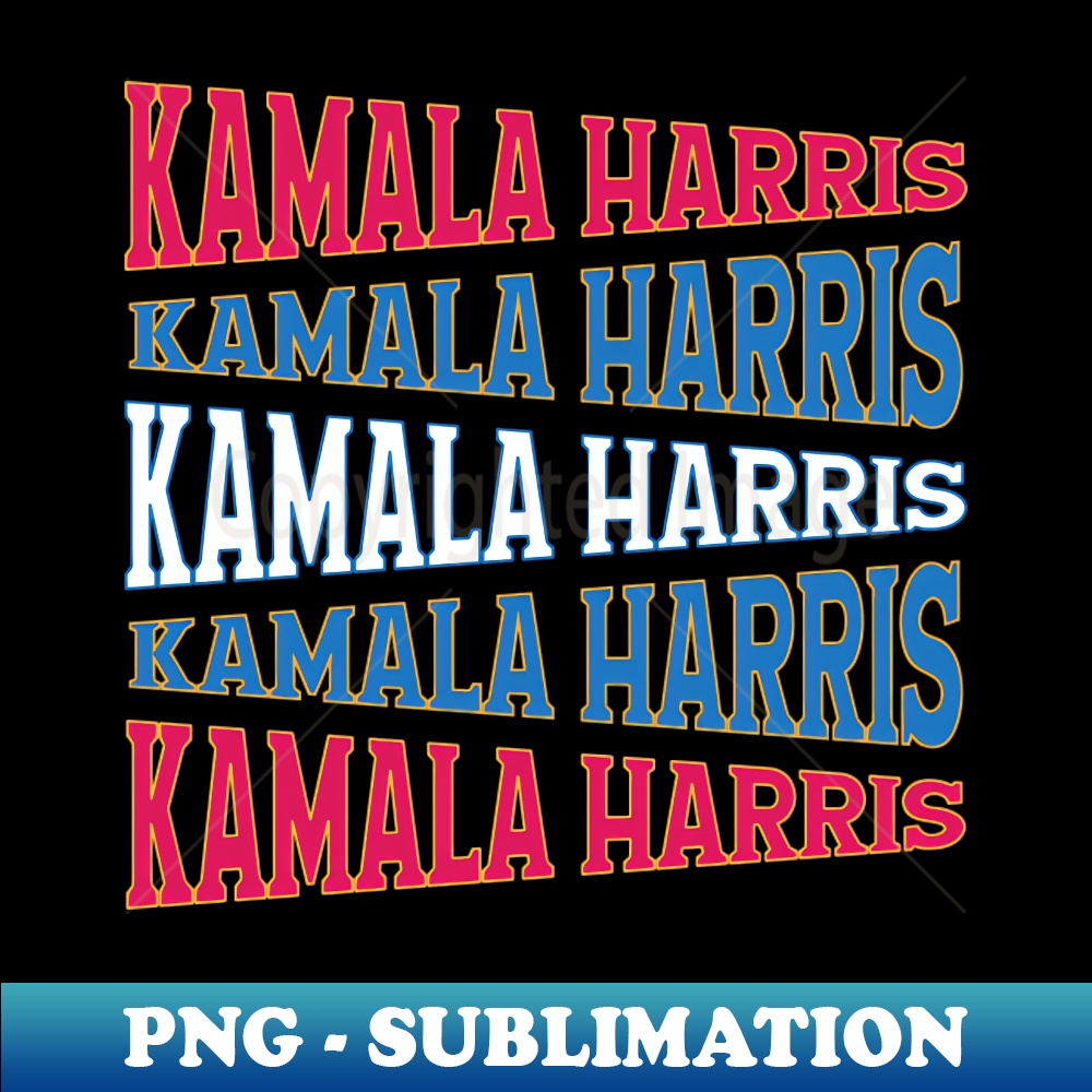 TEXT ART USA KAMALA HARRIS - Special Edition Sublimation PNG | Inspire ...