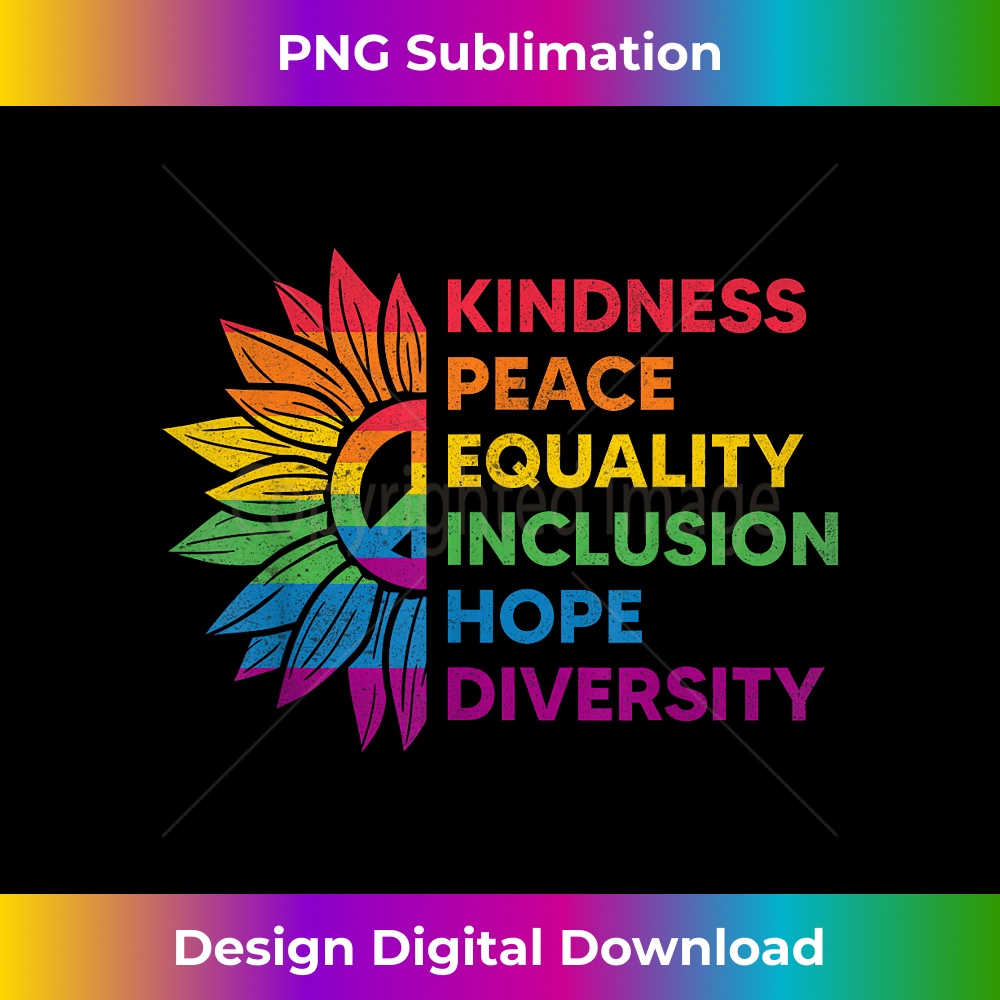 Rainbow Sunflower Love Is Love LGBT Gay Lesbian Pri - Artisa | Inspire ...