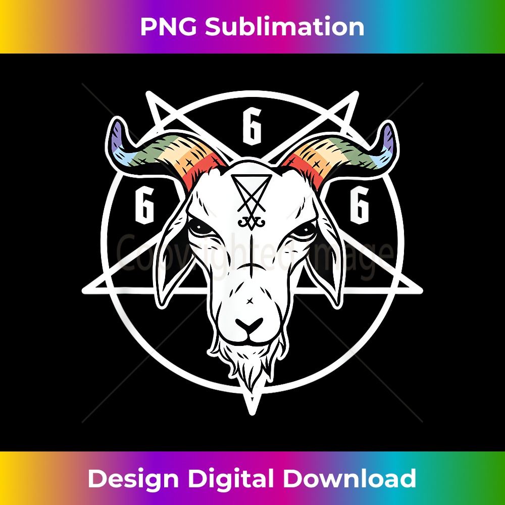 Gay Satan Rainbow Baphomet Sigil Of Lucifer LGBTQ Pentagr - - Inspire ...