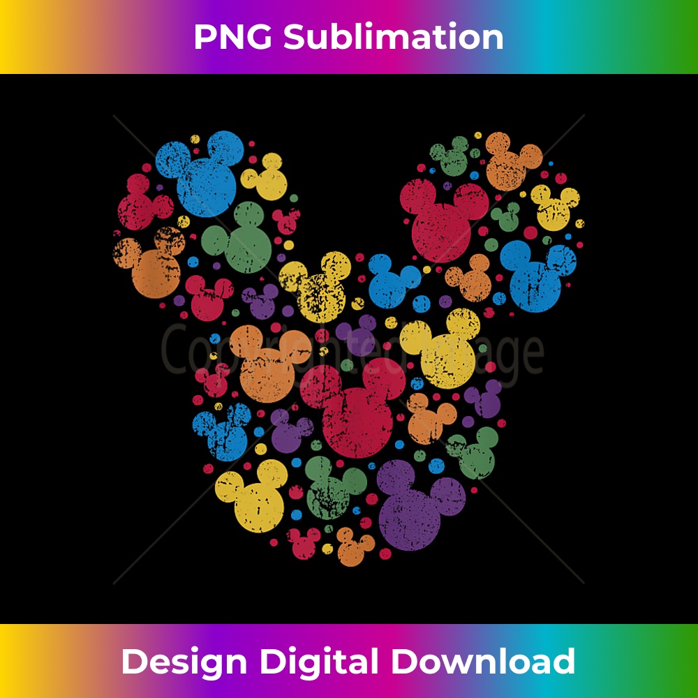 Disney Mickey Mouse Icon Retro Rainbow Tank T - Timeless PNG | Inspire ...