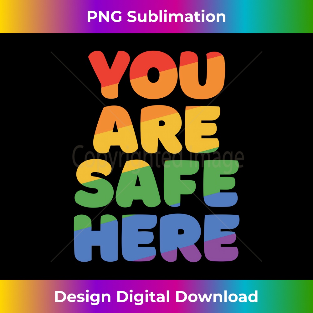 You Are Safe With Me Rainbow Pride Lgbtq Gay Transgender Lon | Inspire ...
