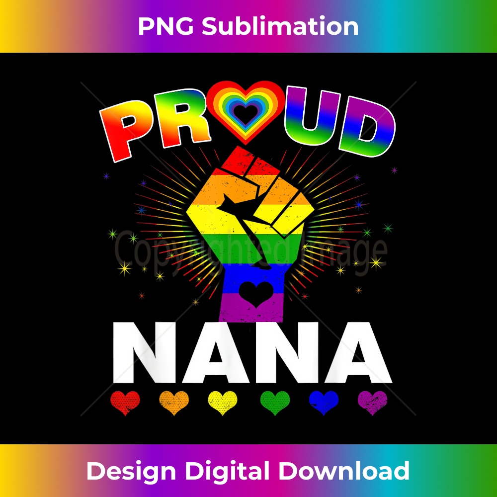 Womens Proud Nana Rainbow LGBT Gay Pride Mon - Artisanal Sub | Inspire ...