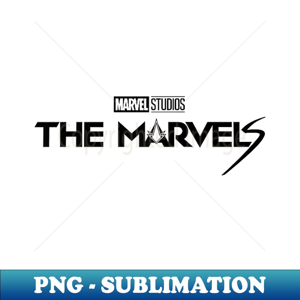 Marvel The Marvels Black Text Official Movie Logo Raglan Bas | Inspire ...