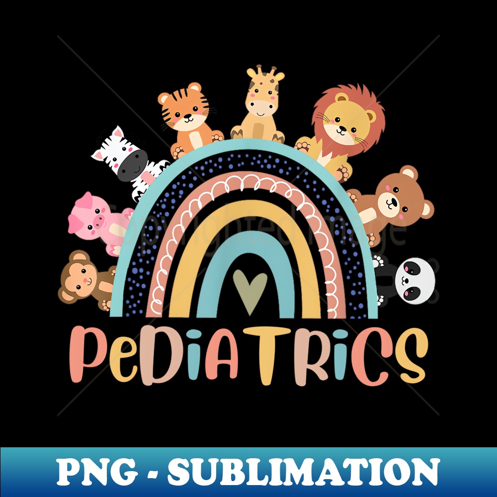 Pediatrics Nurse Rainbow Animal Pediatric Nurse Appreciation | Inspire ...