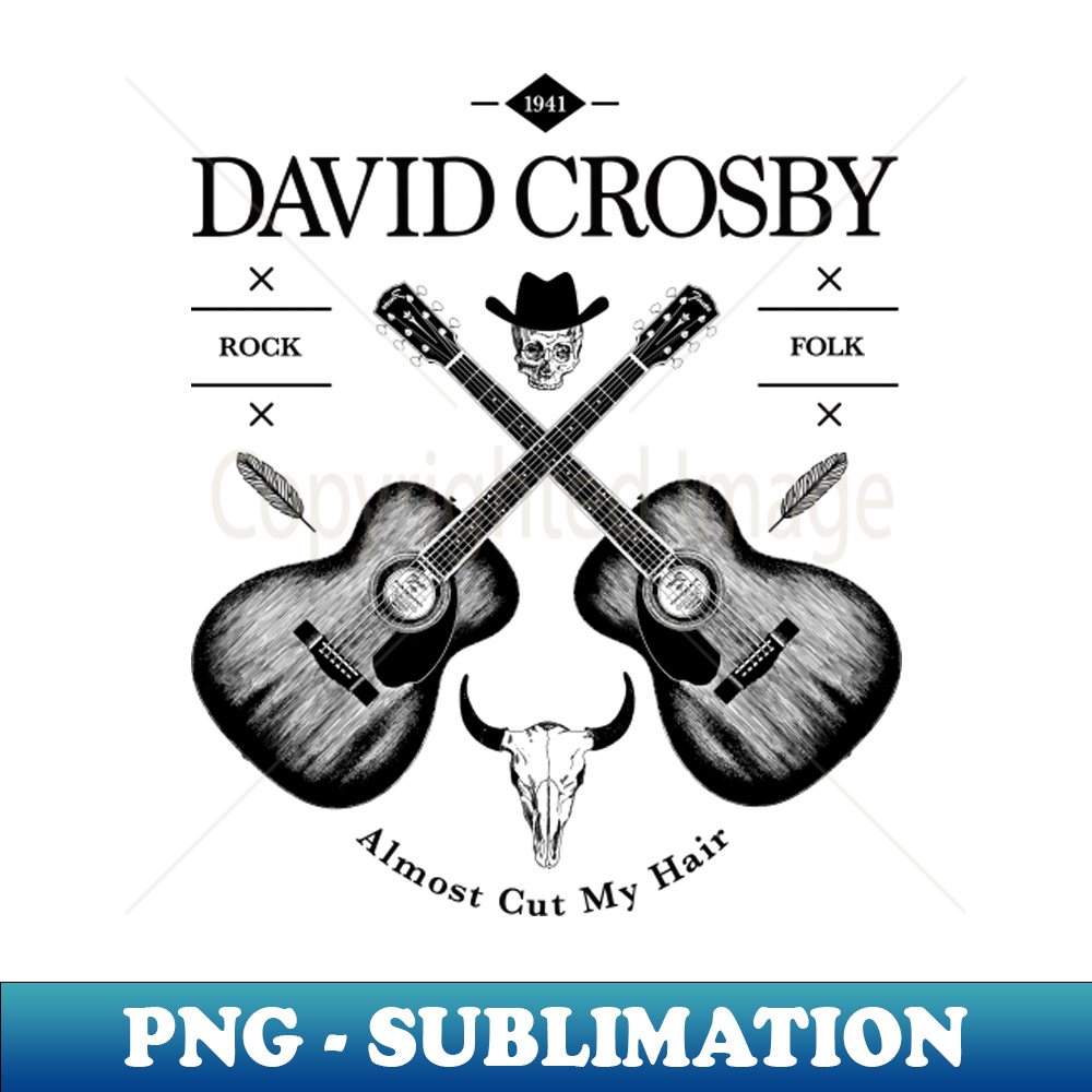 David Crosby Acoustic Guitar Vintage Logo - High-Resolution | Inspire ...