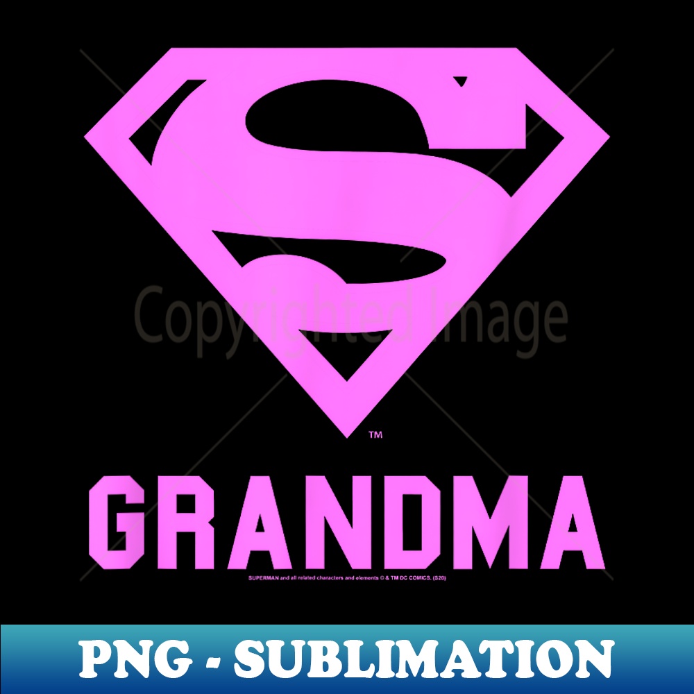 DC Comics Superman Pink Super Grandma Chest Logo - Exclusive | Inspire ...