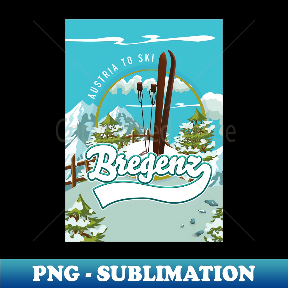 Bregenz Austria Ski logo Poster - Artistic Sublimation Digit | Inspire ...