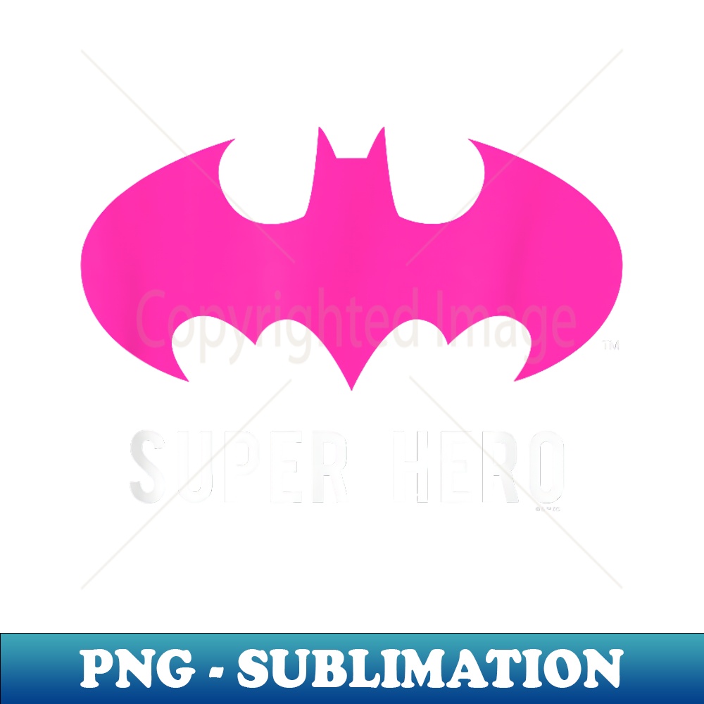 Pink Bat Man Logo