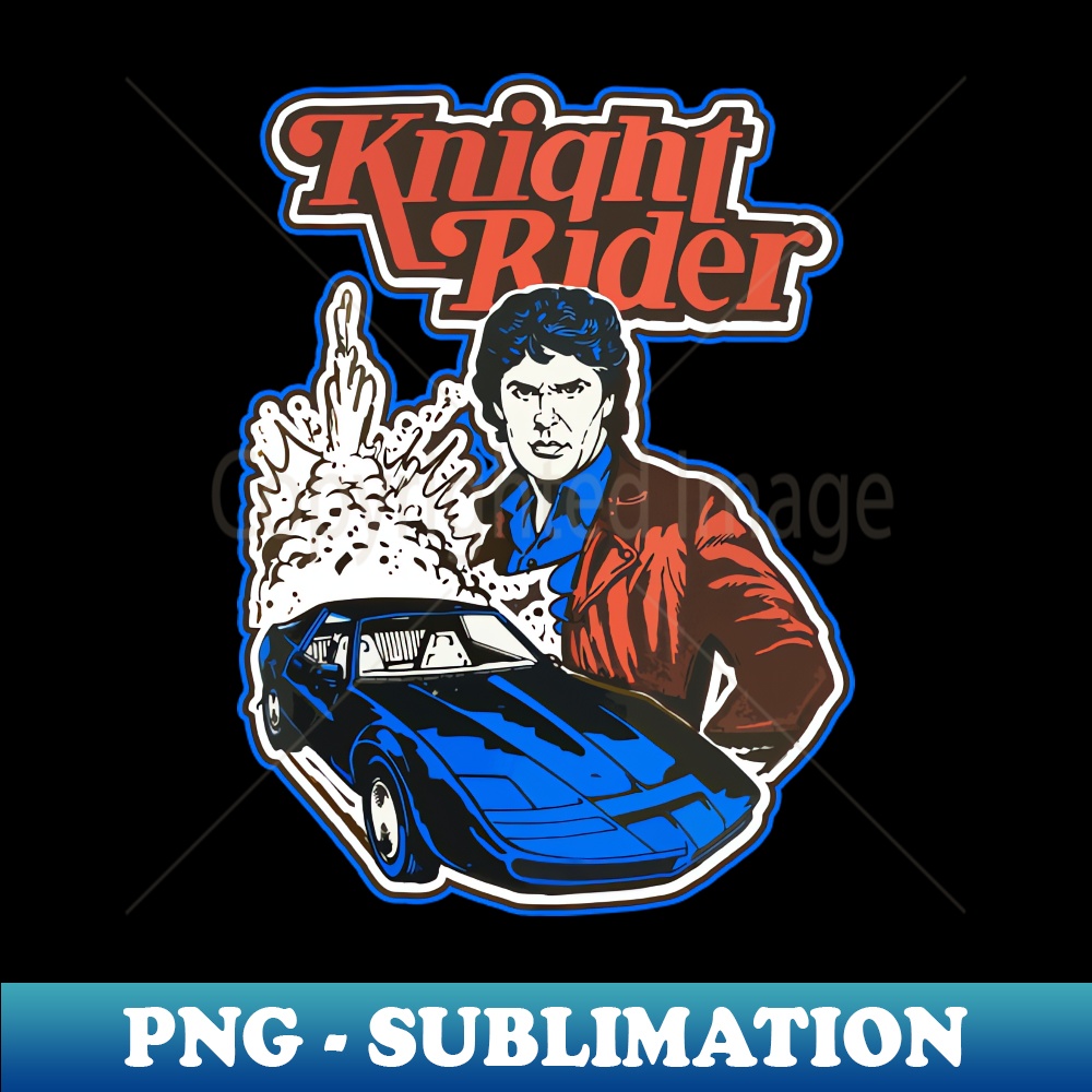Knight Rider - Artistic Sublimation Digital File - Spice Up - Inspire ...
