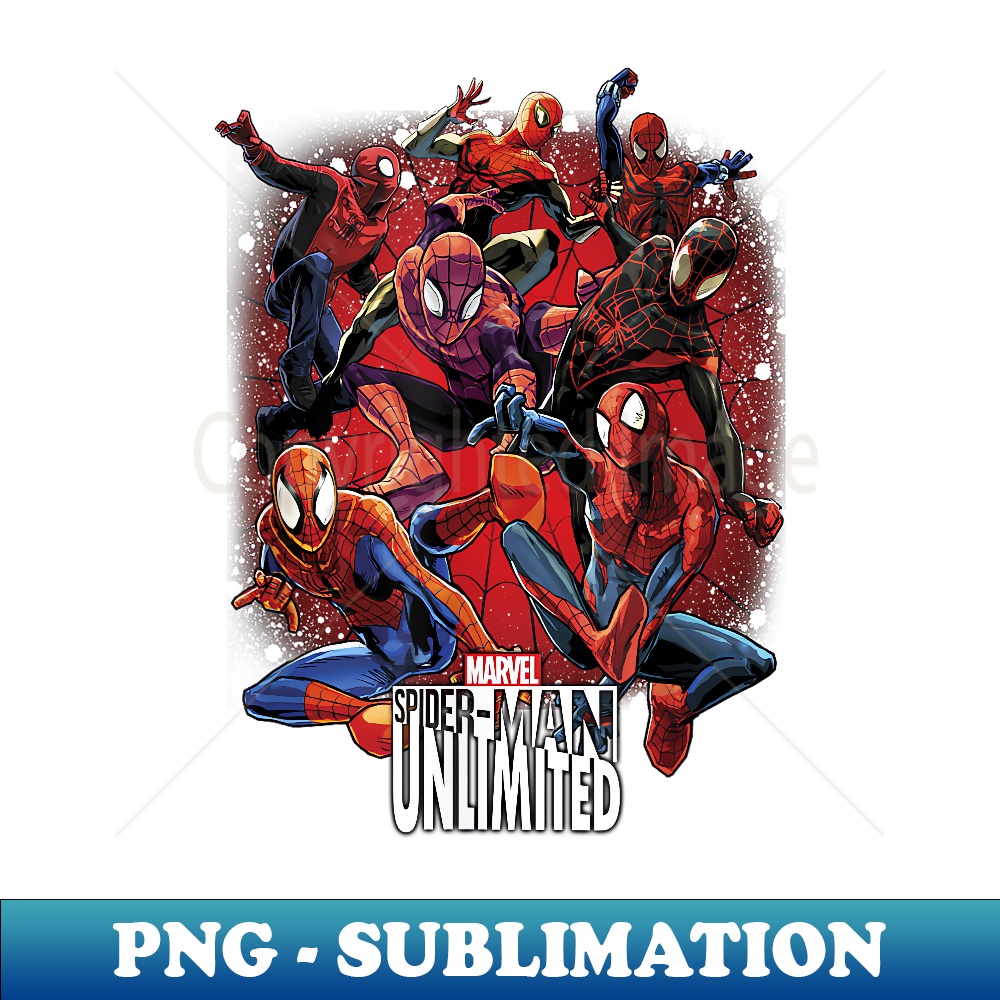 Marvel Spider-Man Unlimited Group Shot Graphic - Exclusive P | Inspire ...