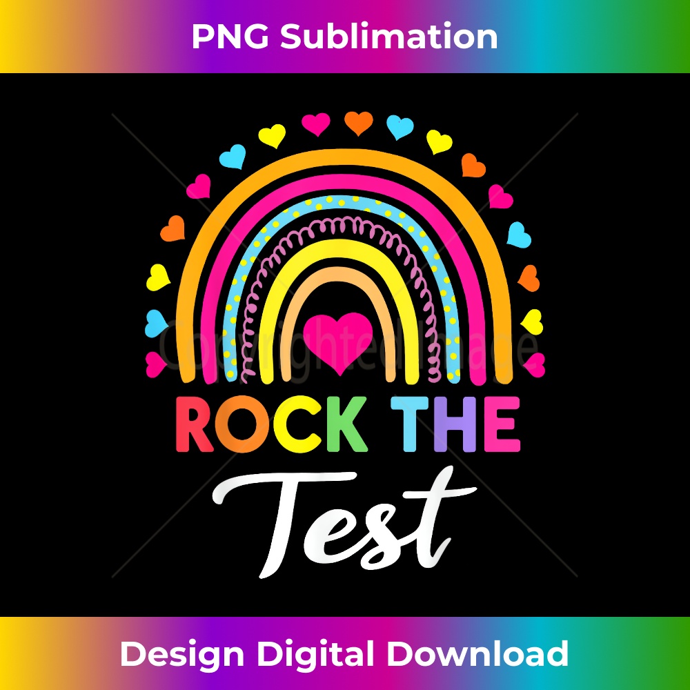 Rock The Test Test Day Teacher Testing Day Rainbow Teach - E | Inspire ...