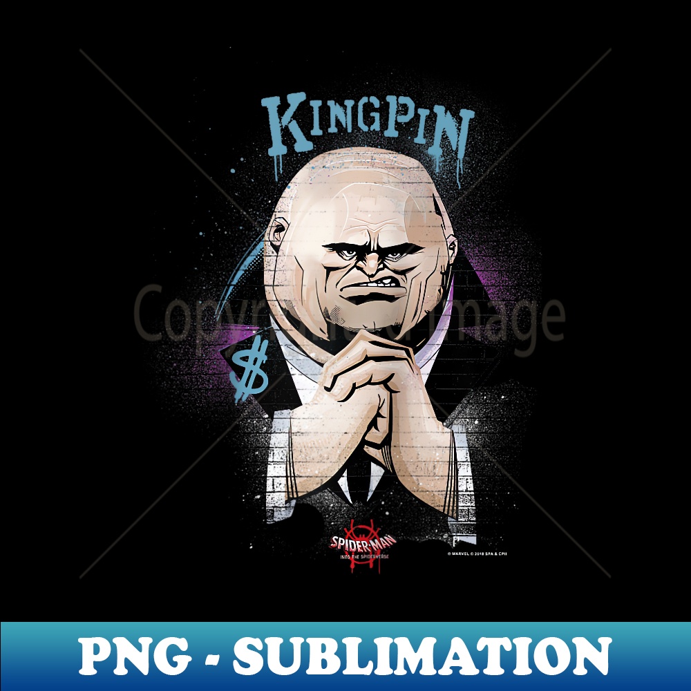 Marvel Spider-Man Into The Spider-Verse Kingpin Graffiti Rag | Inspire ...