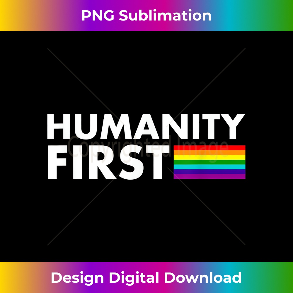 Humanity First LGBT Yang Gang Rainbow Flag Yang 20 - Minimal | Inspire ...