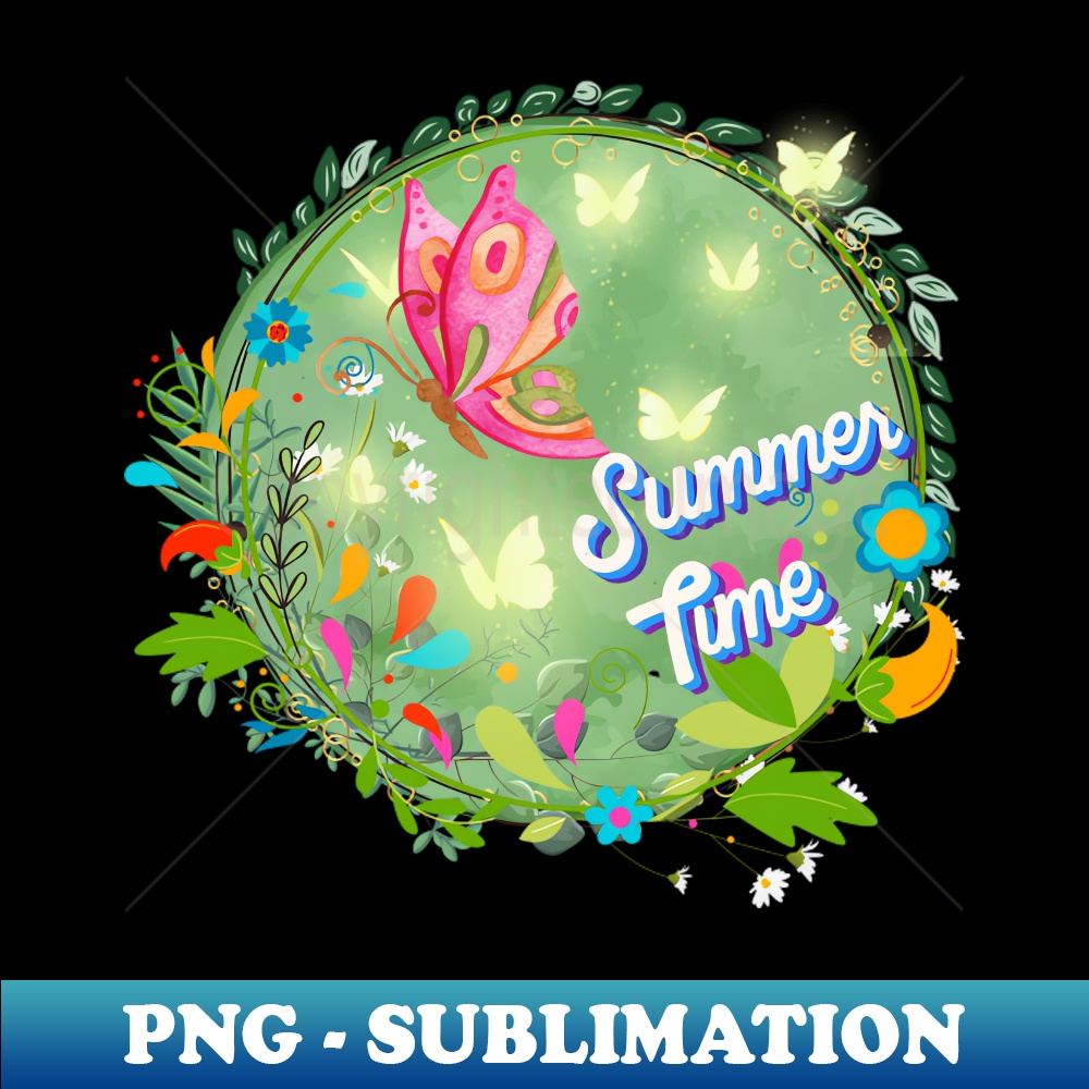 Summer Time - PNG Transparent Digital Download File for Subl | Inspire ...