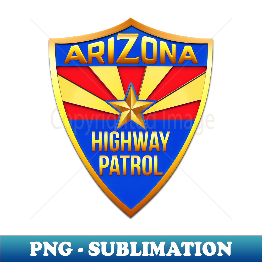 Arizona Highway Patrol trooper sheild badge patch emblem v1 | Inspire ...