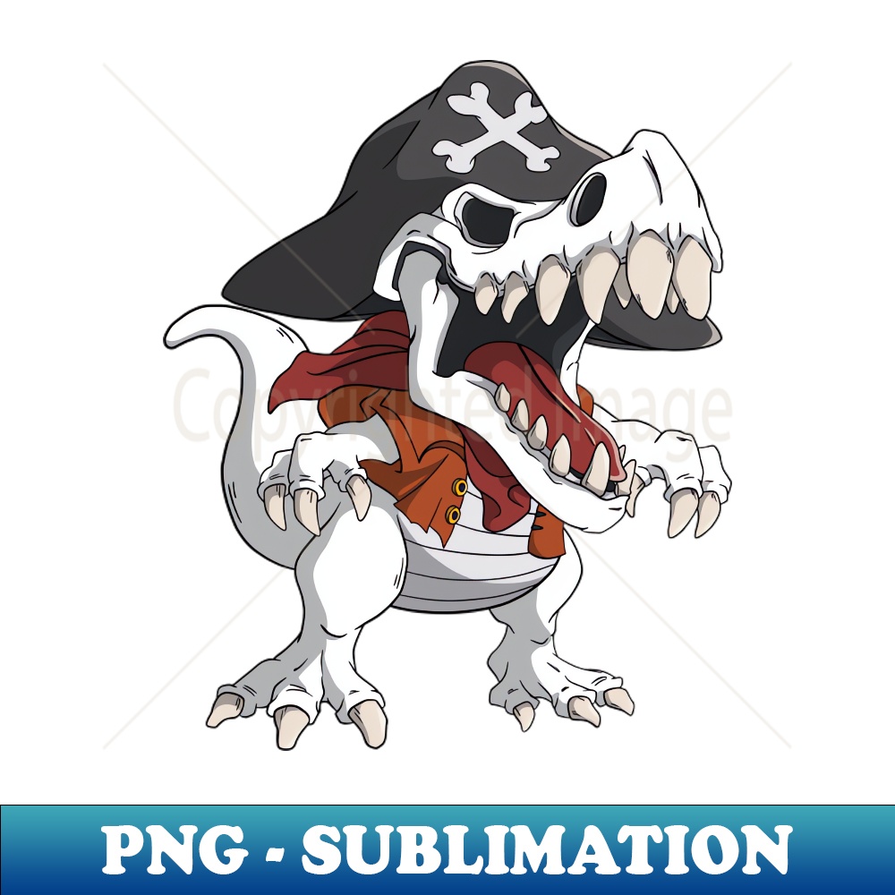 T-Rex In Pirate Costume Dinosaur Kids - Vintage Sublimation | Inspire ...