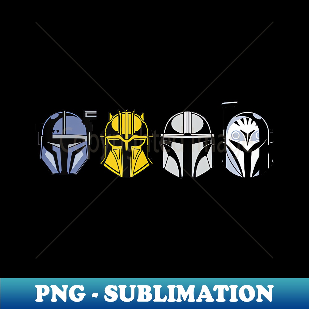 Star Wars The Mandalorian Bounty Hunter Retro Pop Helmets - | Inspire ...