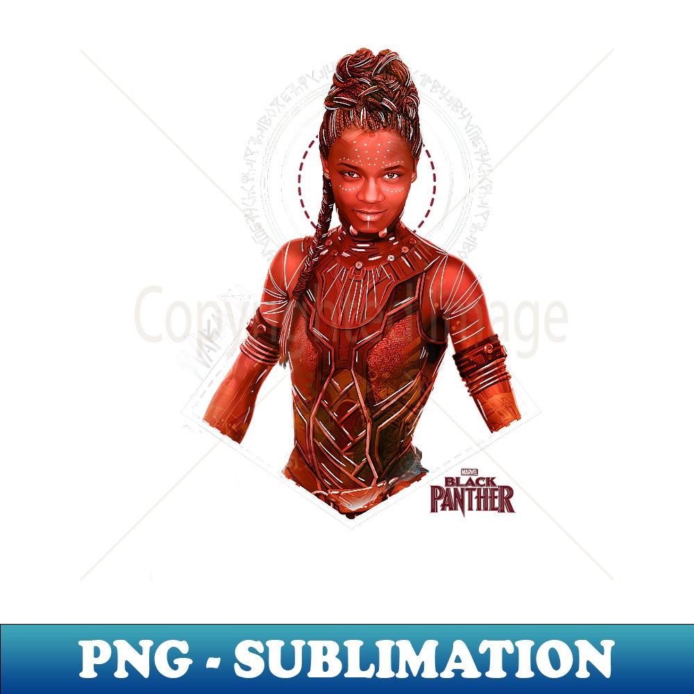 Marvel Black Panther Shuri Red Tonal Hero Portrait - High-Re | Inspire ...