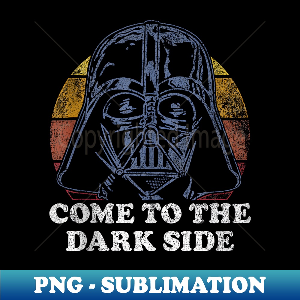 Star Wars Darth Vader Retro Rising Sun - Instant Sublimation | Inspire ...