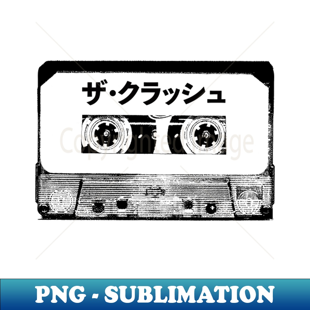 The Clash Japanese Cassette Tape - PNG Transparent Sublimati | Inspire ...