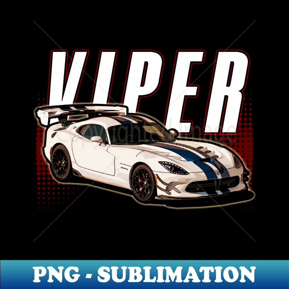 Dodge Viper Sport Car Name - Sublimation-Ready PNG File - De | Inspire ...