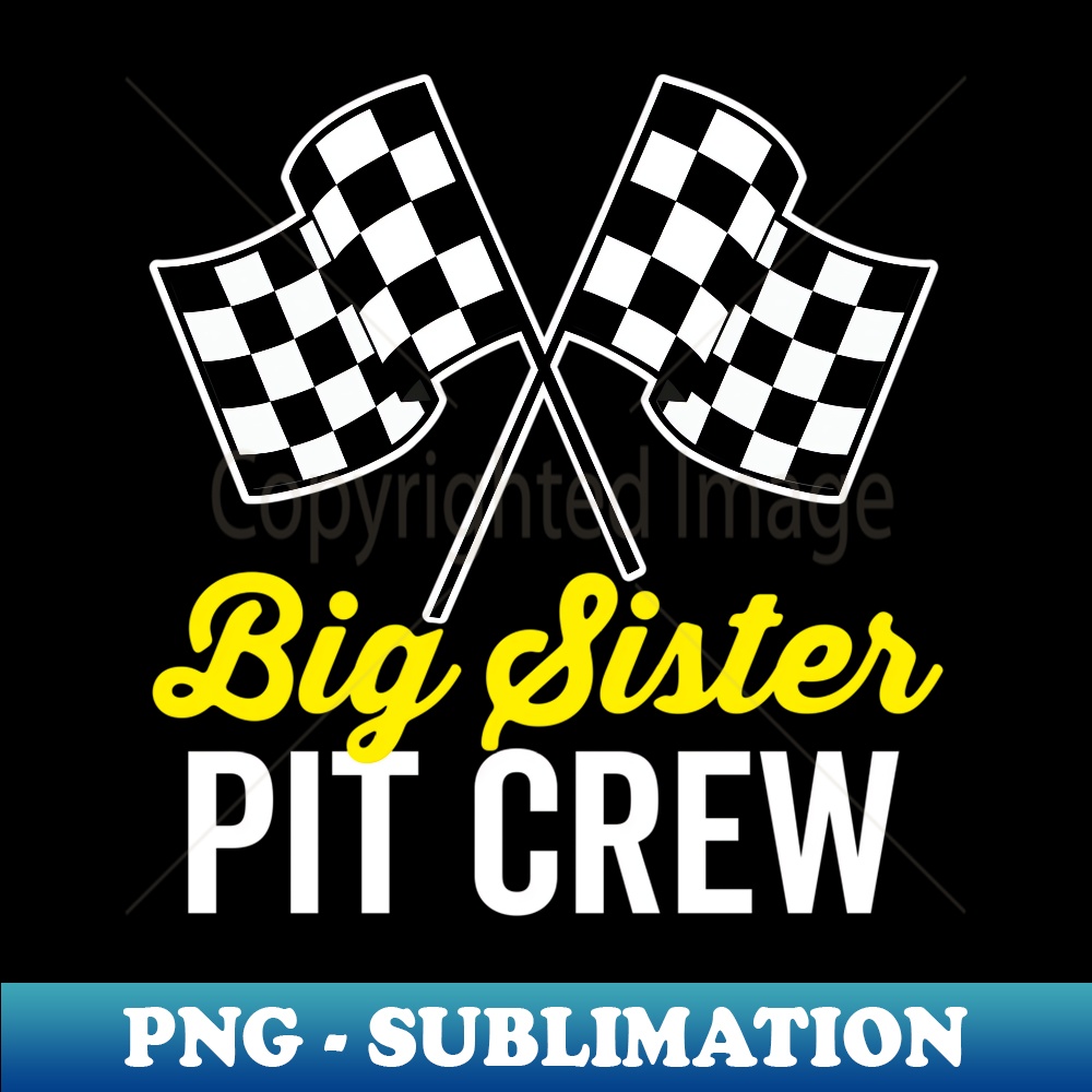 Big Sister Pit Crew for Racing Party Costume Dark - Trendy S | Inspire ...