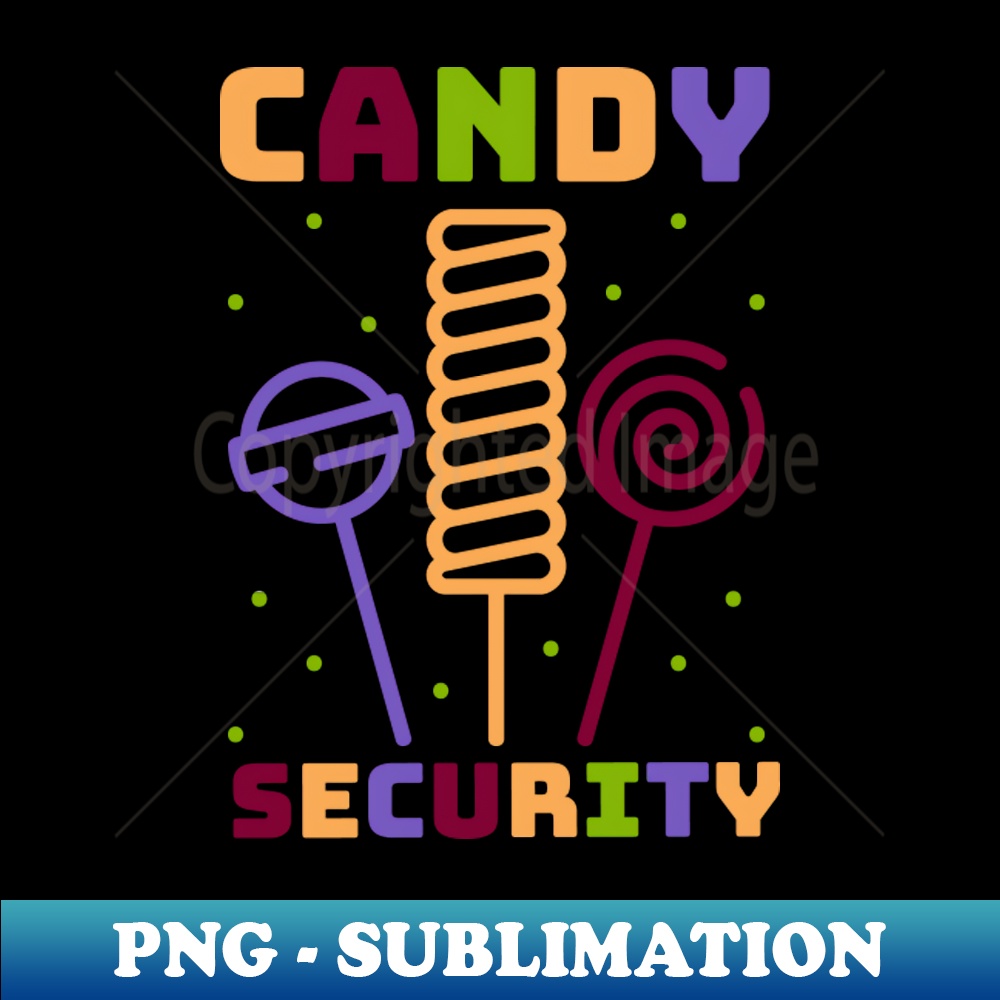 Candy Security - PNG Transparent Sublimation Design - Defyin | Inspire ...