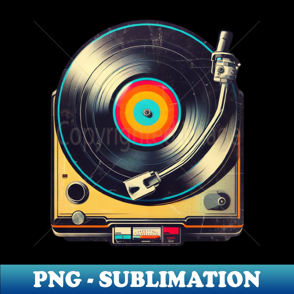 vinyl record player - Unique Sublimation PNG Download - Unle | Inspire ...