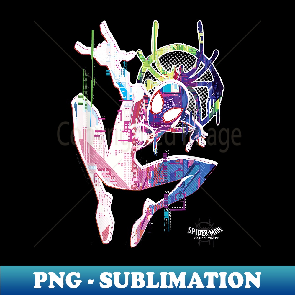 Marvel Spider-Man Spiderverse Watercolor Spidey Pose - Retro | Inspire ...