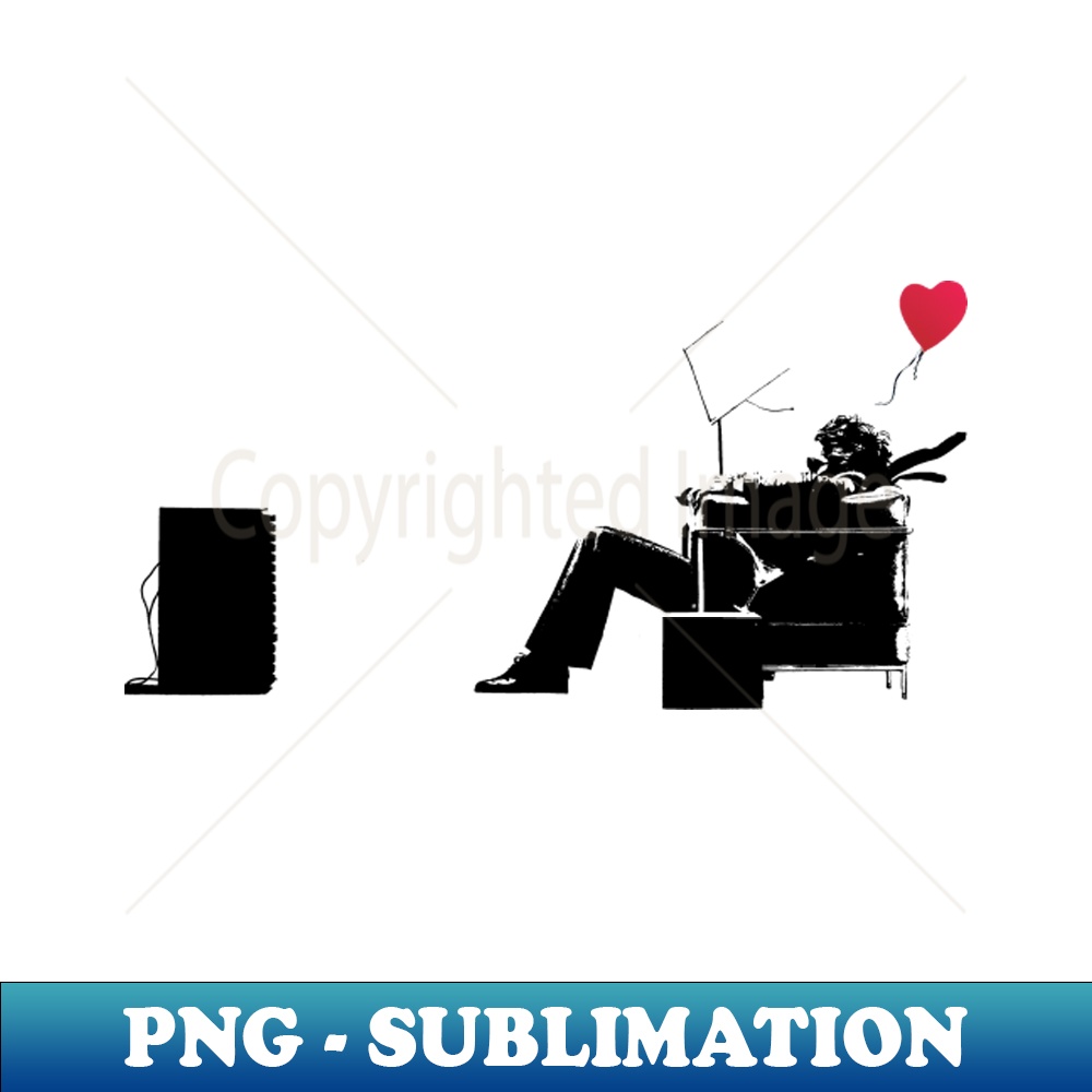 Blown Away Banksy - PNG Transparent Sublimation File - Perf | Inspire ...