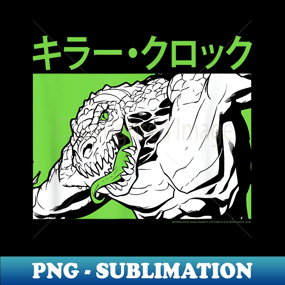 DC Comics Batman Kanji Killer Croc - Stylish Sublimation Dig | Inspire ...