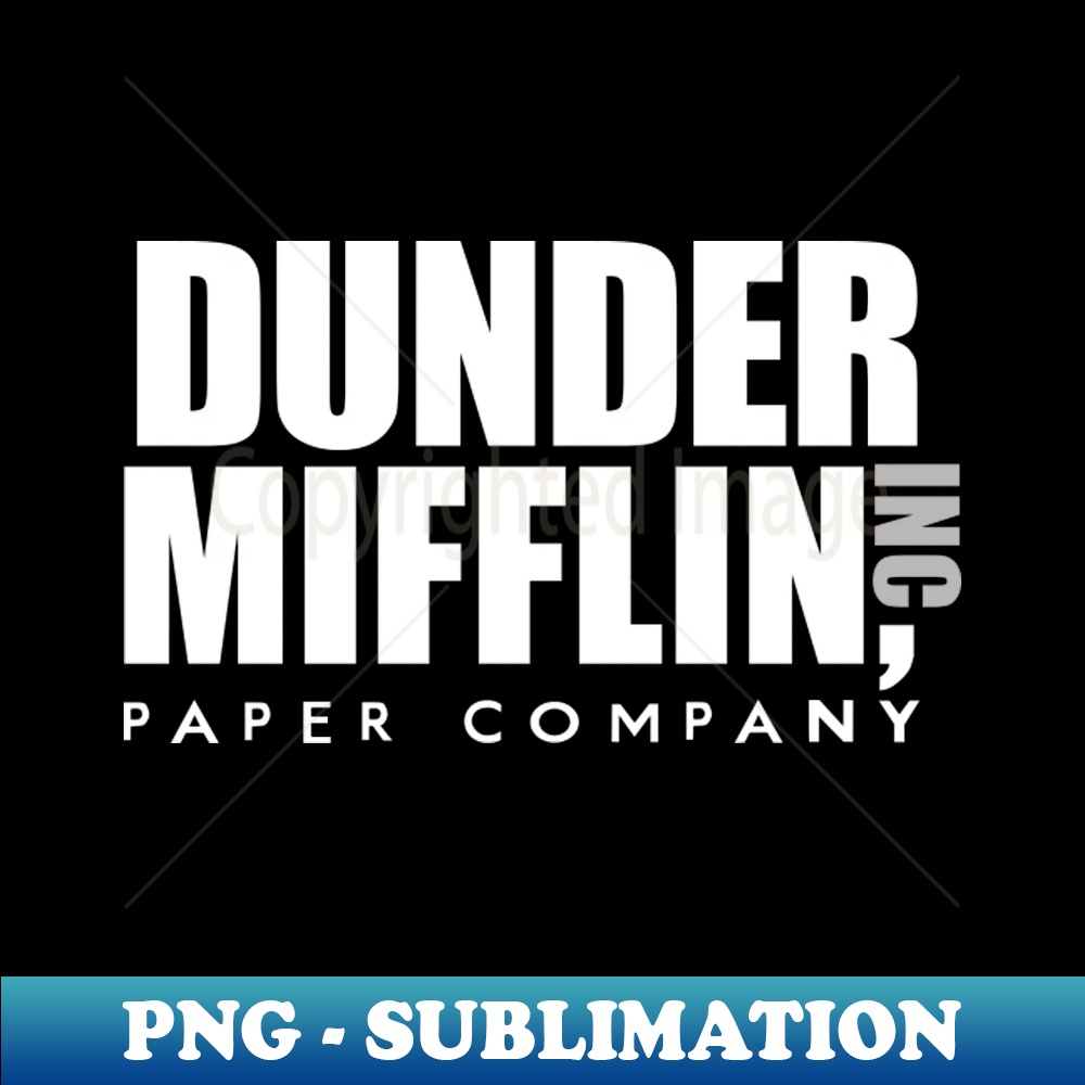 Dunder Mifflin Inc Paper Company Office Logo - Aesthetic Sub | Inspire ...