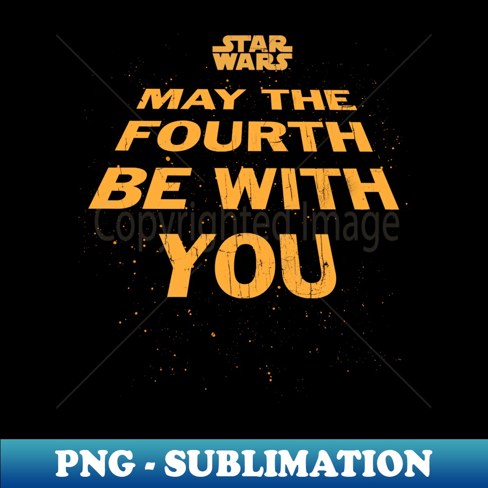 Star Wars May The Fourth Be With You Tilted Logo - Modern Su | Inspire ...