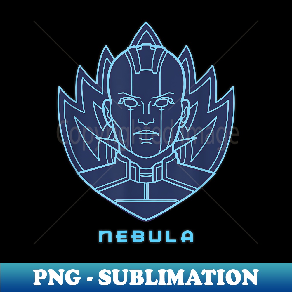 Marvel Guardians of the Galaxy Vol. 3 Nebula Line Art Badge | Inspire ...