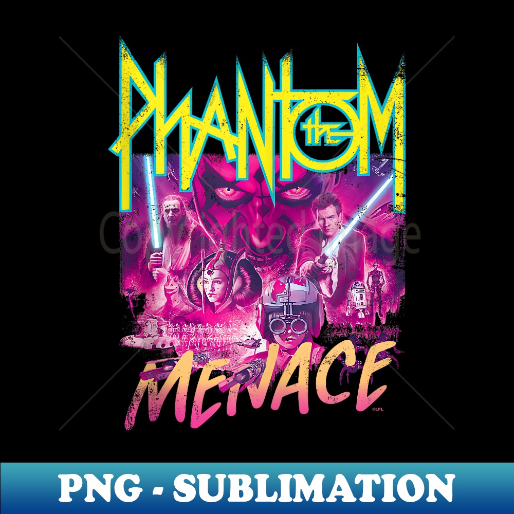 Star Wars The Phantom Menace Band - Retro PNG Sublimation Di | Inspire ...