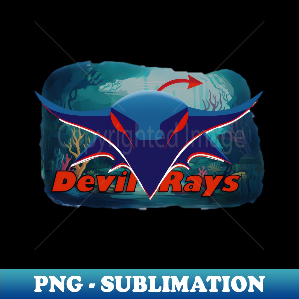 Devil Rays - Vintage Sublimation PNG Download - Boost Your S | Inspire ...