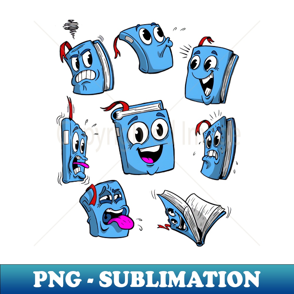 Bookee McBookface - Digital Sublimation Download File - Enha | Inspire ...