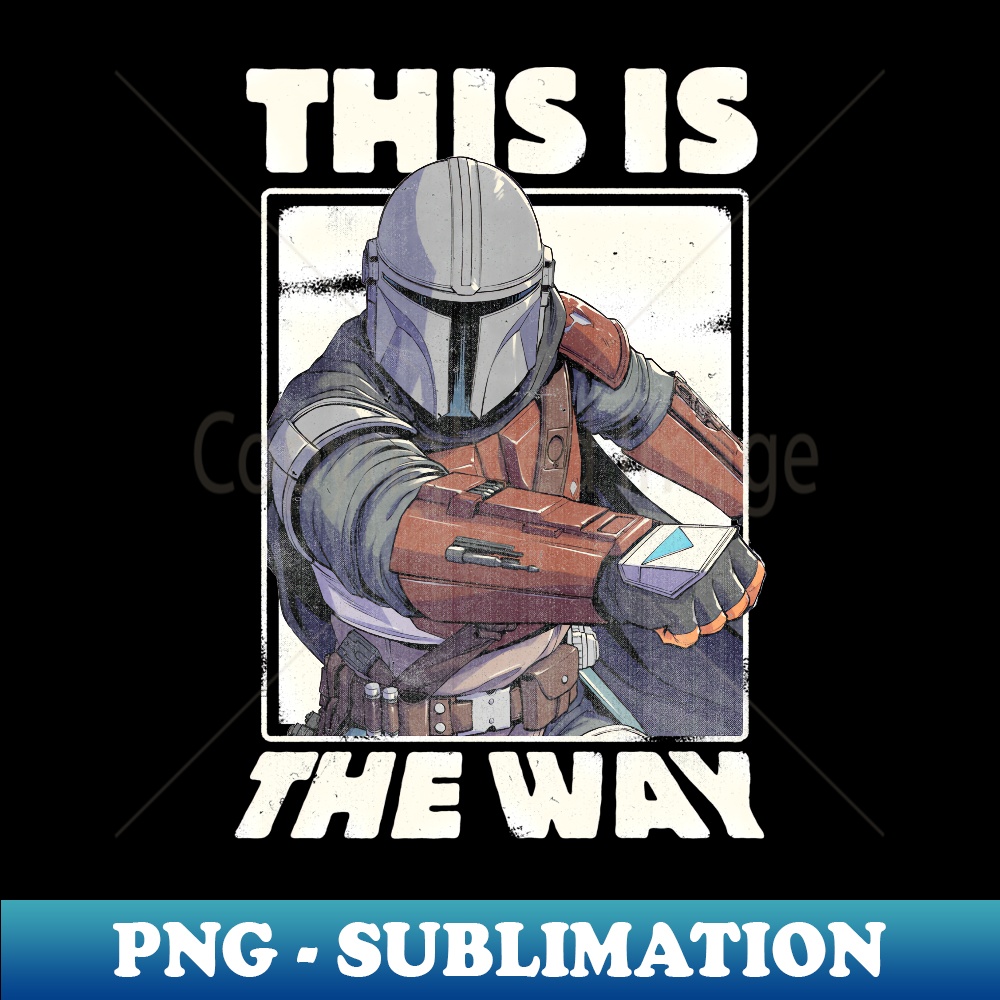 Star Wars The Mandalorian This Is The Way Portrait - Stylish - Inspire ...