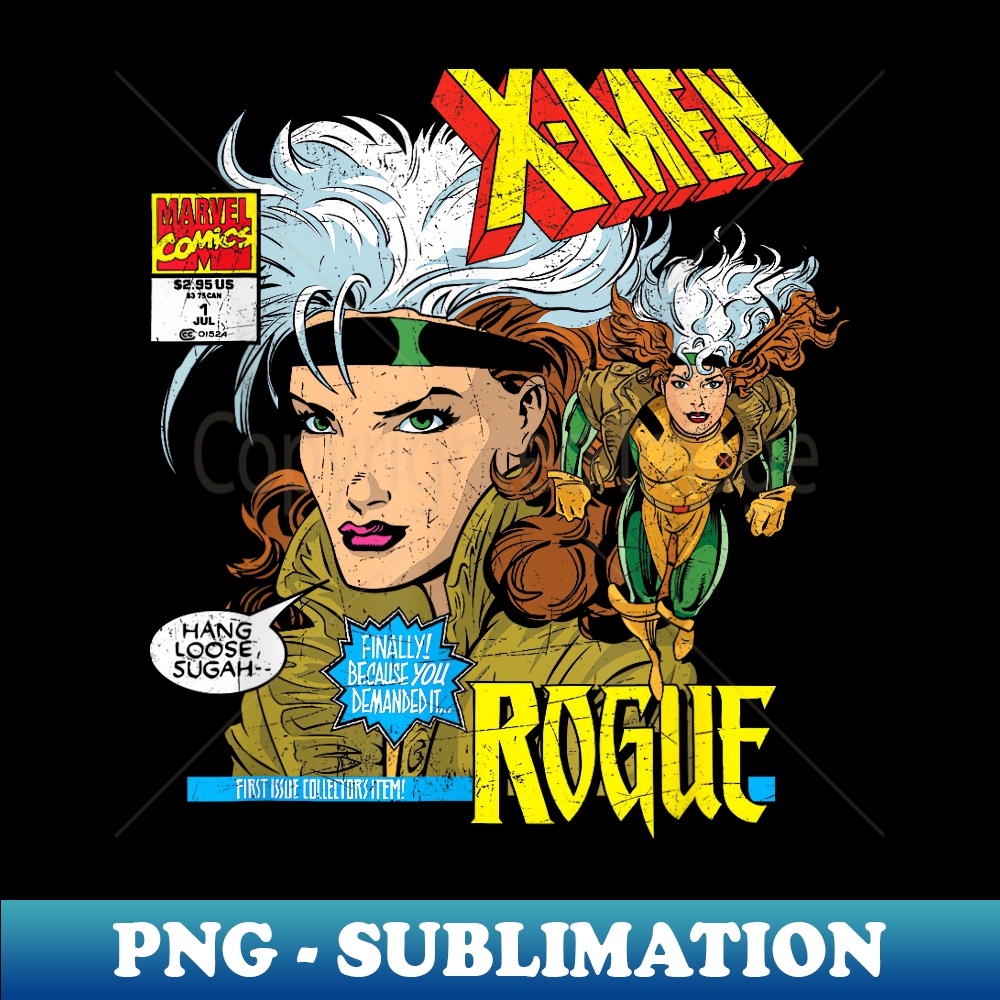 Marvel X-Men Rogue Anna Marie Comic Black - Signature Sublim | Inspire Uplift
