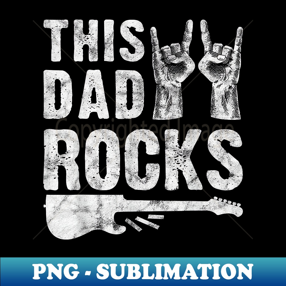 This Dad Rocks Rock n Roll Heavy Metal Fathers Day - Special | Inspire ...