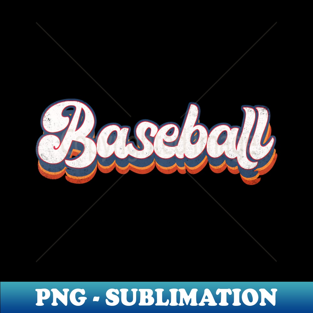 Baseball vintage Lettering - PNG Transparent Digital Downloa | Inspire ...
