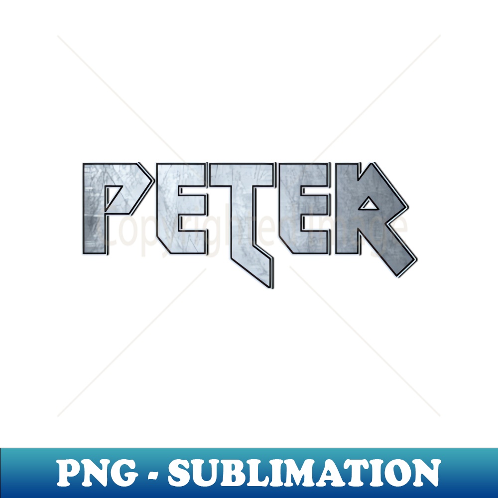 Heavy metal Peter - Signature Sublimation PNG File - Stunnin - Inspire ...