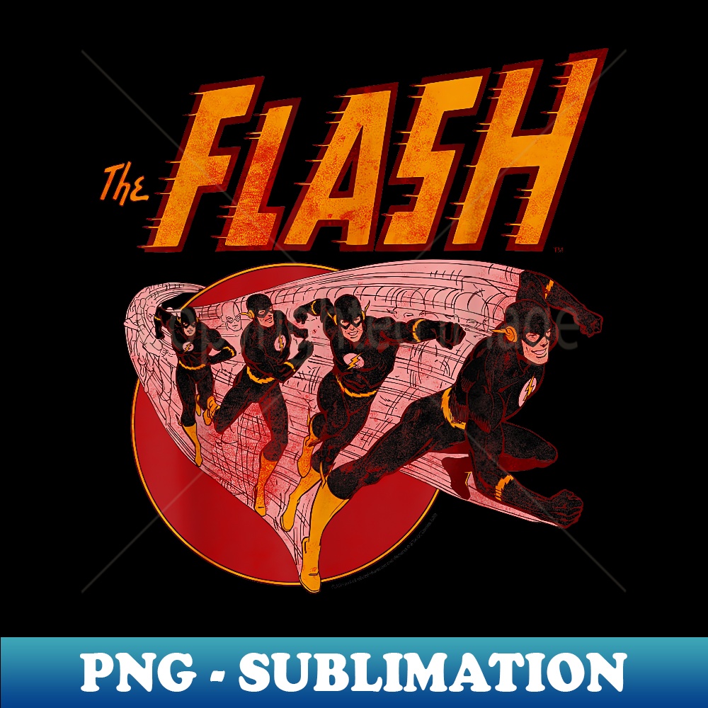 DC Comics The Flash Vintage Action - Trendy Sublimation Digi | Inspire ...