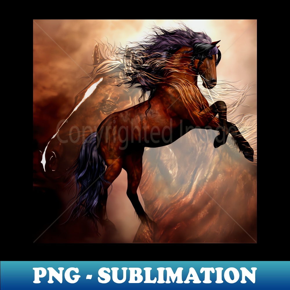 Stallion - Sublimation-Ready PNG File - Vibrant and Eye-Catc | Inspire ...