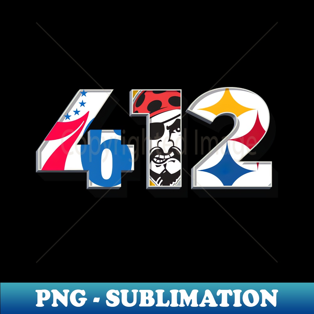 Area Code - 412 v2 Sports Teams for Pittsburgh - Exclusive S | Inspire ...
