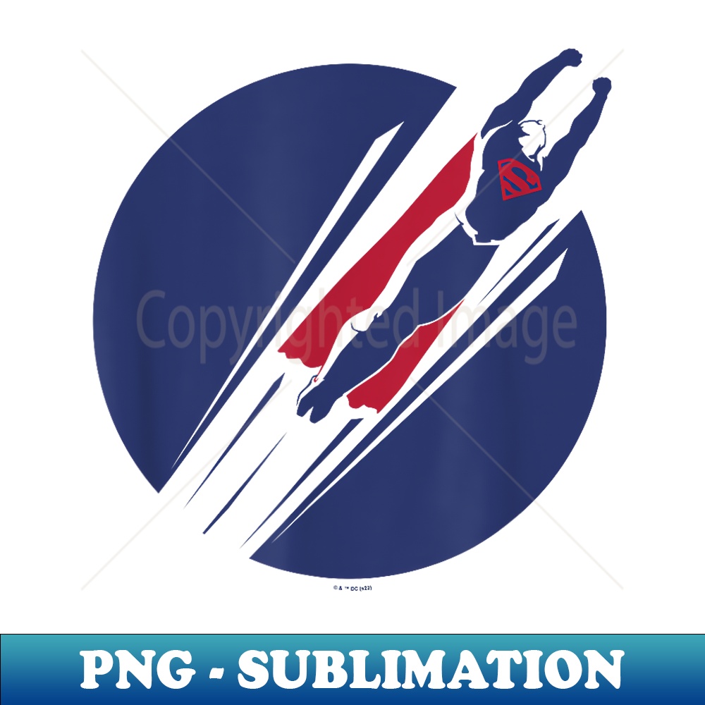 DC Comics Superman Graphic Flying Logo - Exclusive PNG Subli | Inspire ...