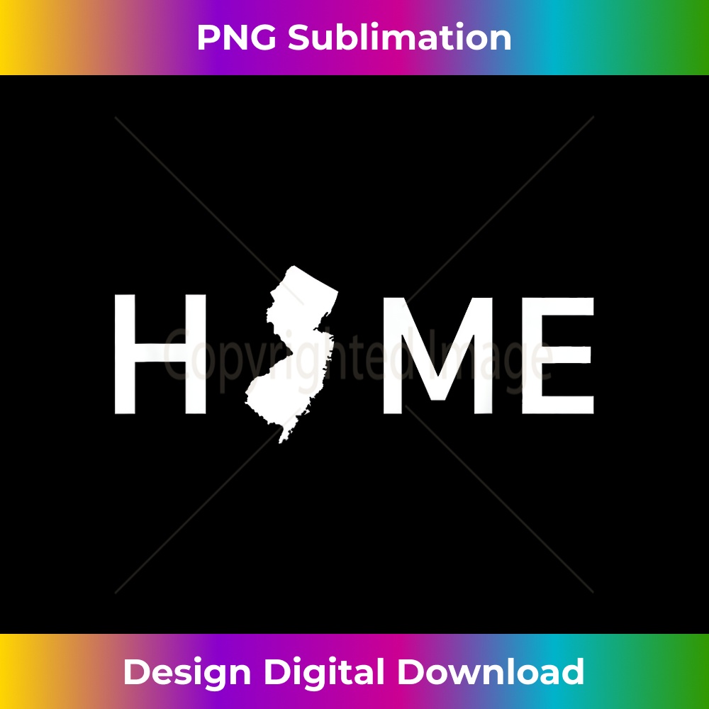 New Jersey Home Love U.S. State Outline Silhouette - Luxe Su | Inspire ...